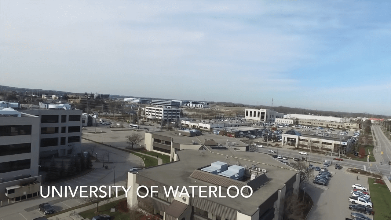 A look at the City of Waterloo and ICON Condos via the CONNECT drone ...